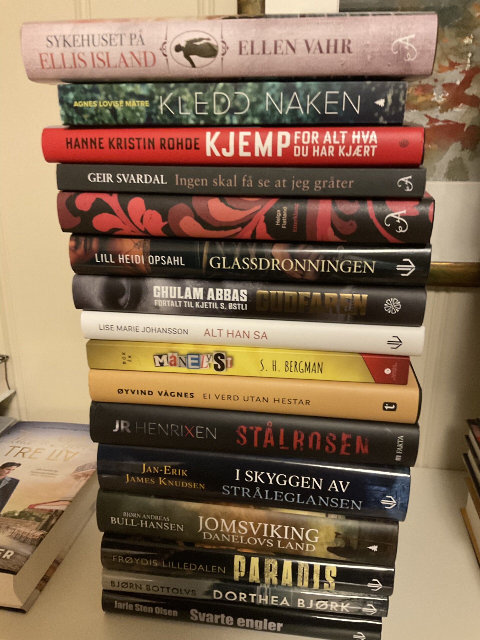 Lillasjel – Lesestabel februar, tema Norske forfattere